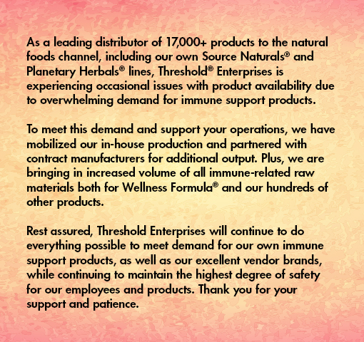 Threshold Enterprises :: Distributors of fine natural and specialty ...